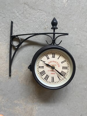 Station Clock Double Sided London Paddington 1854 Wall Clock | eBay