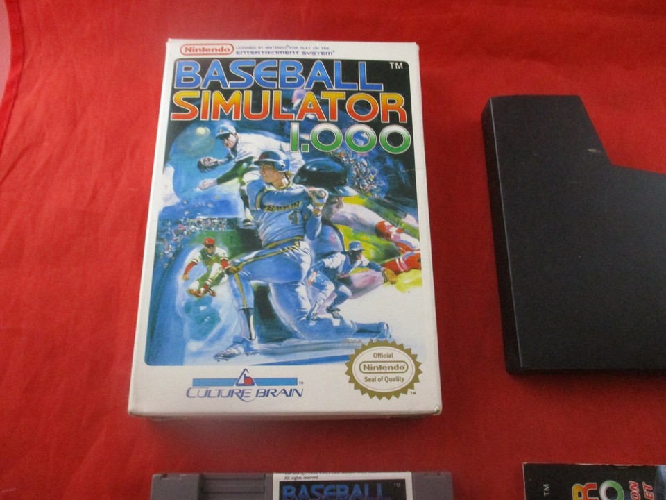 Baseball Simulator 1.000 (Nintendo Entertainment System) NES COMPLETE w ...