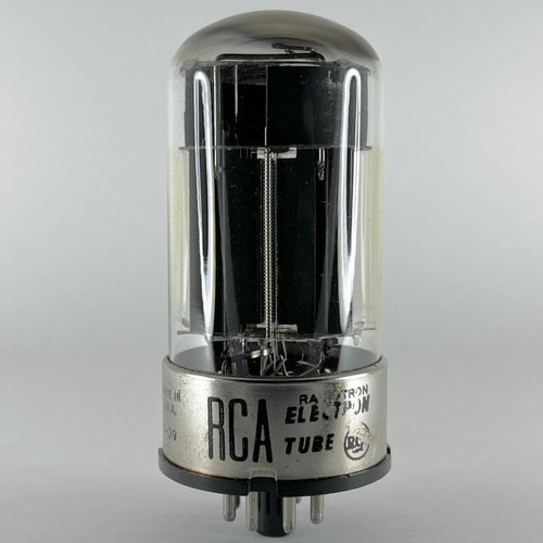 (1) Tested RCA 6080 Tube Code 5-39 Black Plate RCA 6080 Twin Triode ...