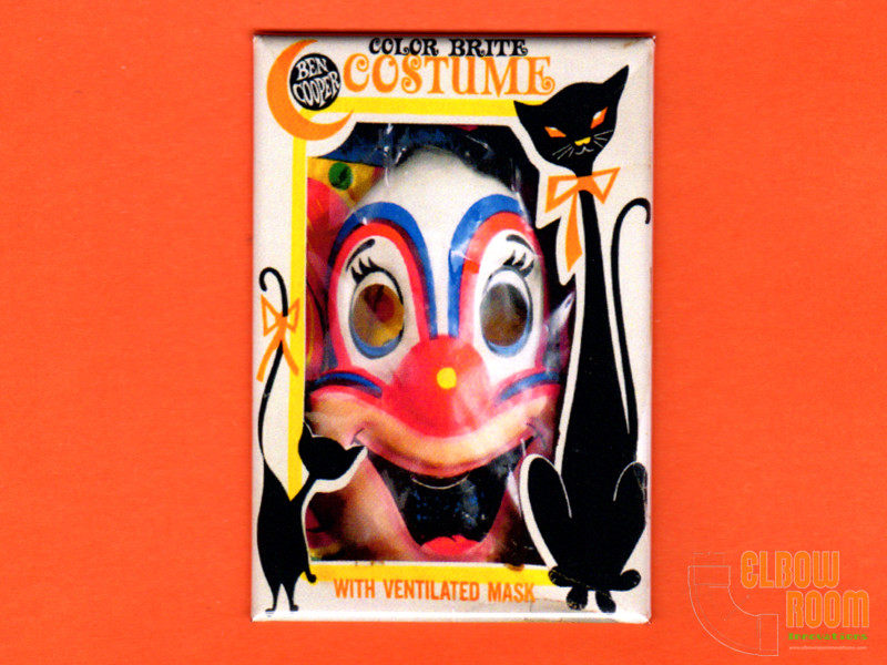 Ben Cooper Clown costume box art 2x3" fridge/locker magnet Halloween | eBay