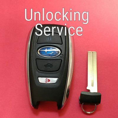 Unlocking Service Subaru Keyless Smart Key HYQ14AHC HYQ14AHK- Read ...