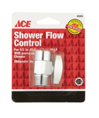Shower Flow Control Valves Shower Head Shut-Off Valve Solid Brass | eBay