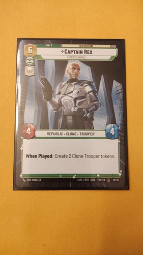 Star Wars Unlimited Captain Rex ‘lead By Example' Promo Near Mint 09 | eBay