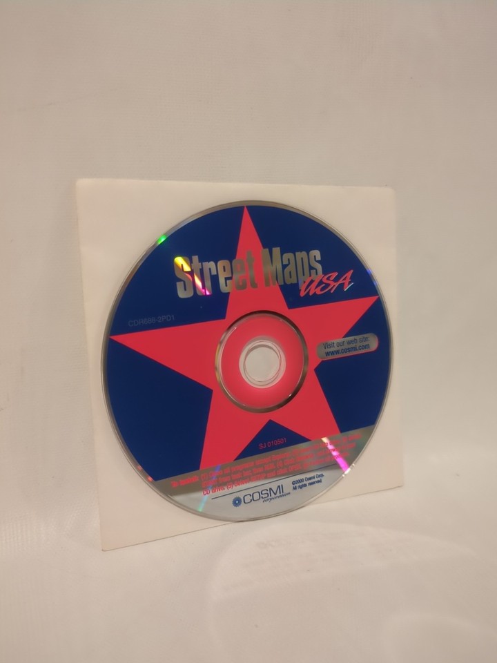 Street Maps USA CDR688-2PD1 (PC, CD ROM, 2000) | eBay