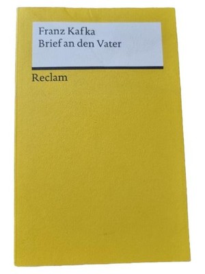 Franz Kafka Brief an den Vater Reclam Libro Autobiografico | eBay