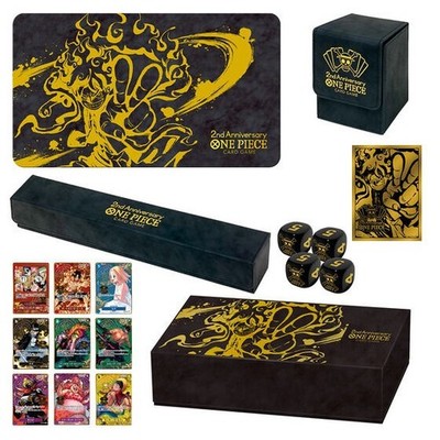 Bandai ONE PIECE Card Game 2nd ANNIVERSARY SET Collection Japanese ...