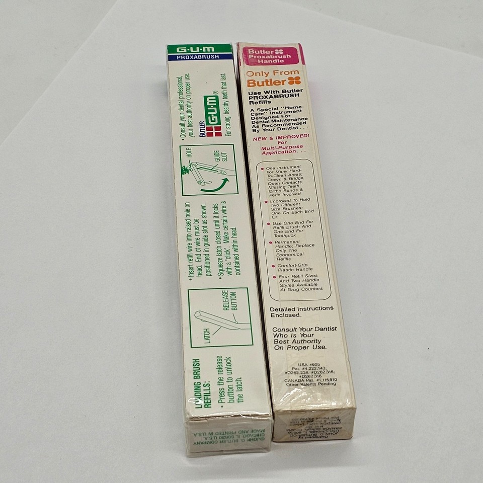Butler Gum Proxabrush Handle 605 Comfort Grip Dental Tool Vintage ...