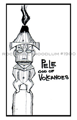 Tiki Poster 11x17 Polynesian Retro Tiki Bar Lounge Cocktail Pele ...