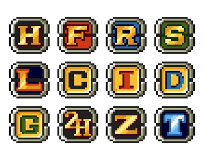 1.5" Metal Slug Weapon Pickup Icon Sprite Glossy Waterproof Vinyl ...