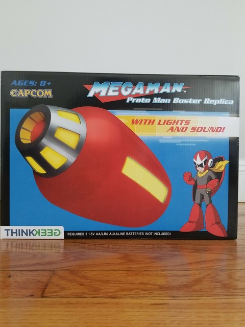 Megaman Proto Man Buster Replica ThinkGeek Capcom Cosplay Tested Video ...