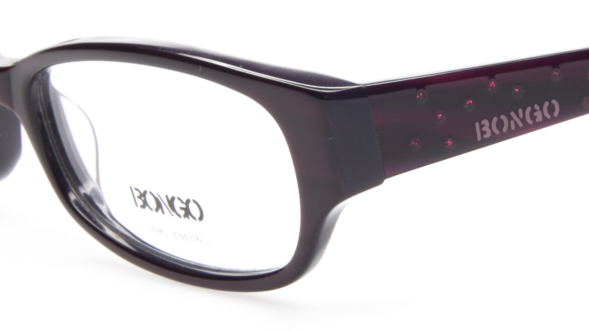 NEW BONGO B TASHA PL PLUM HORN EYEGLASSES GLASSES WOMEN'S FRAME 49-15 ...