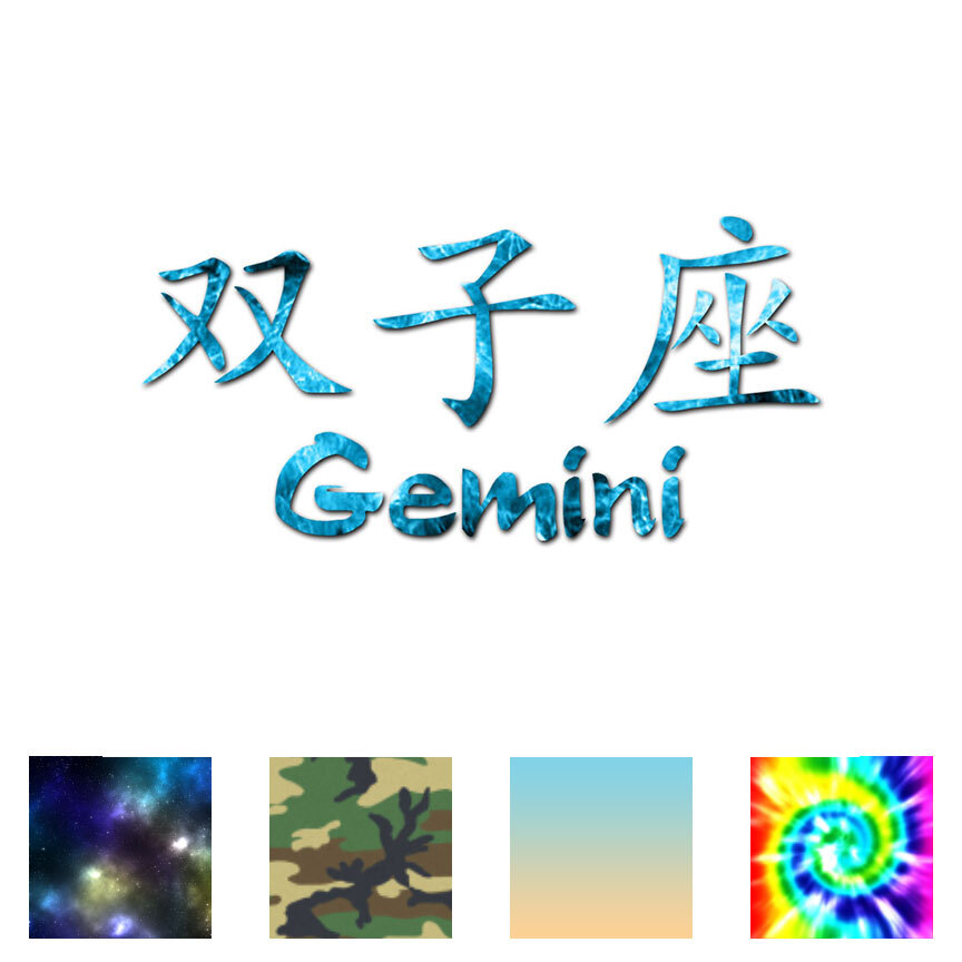 Gemini Tattoo Chinese
