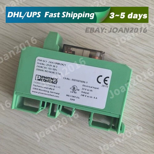 10pcs PHOENIX CONTACT Coupling relay PSR-SCF- 24UC/URM/2X21-2981363 | eBay