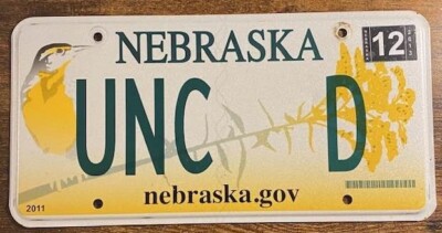 UNC D Vanity License Plate Uncle University of North Carolina | eBay