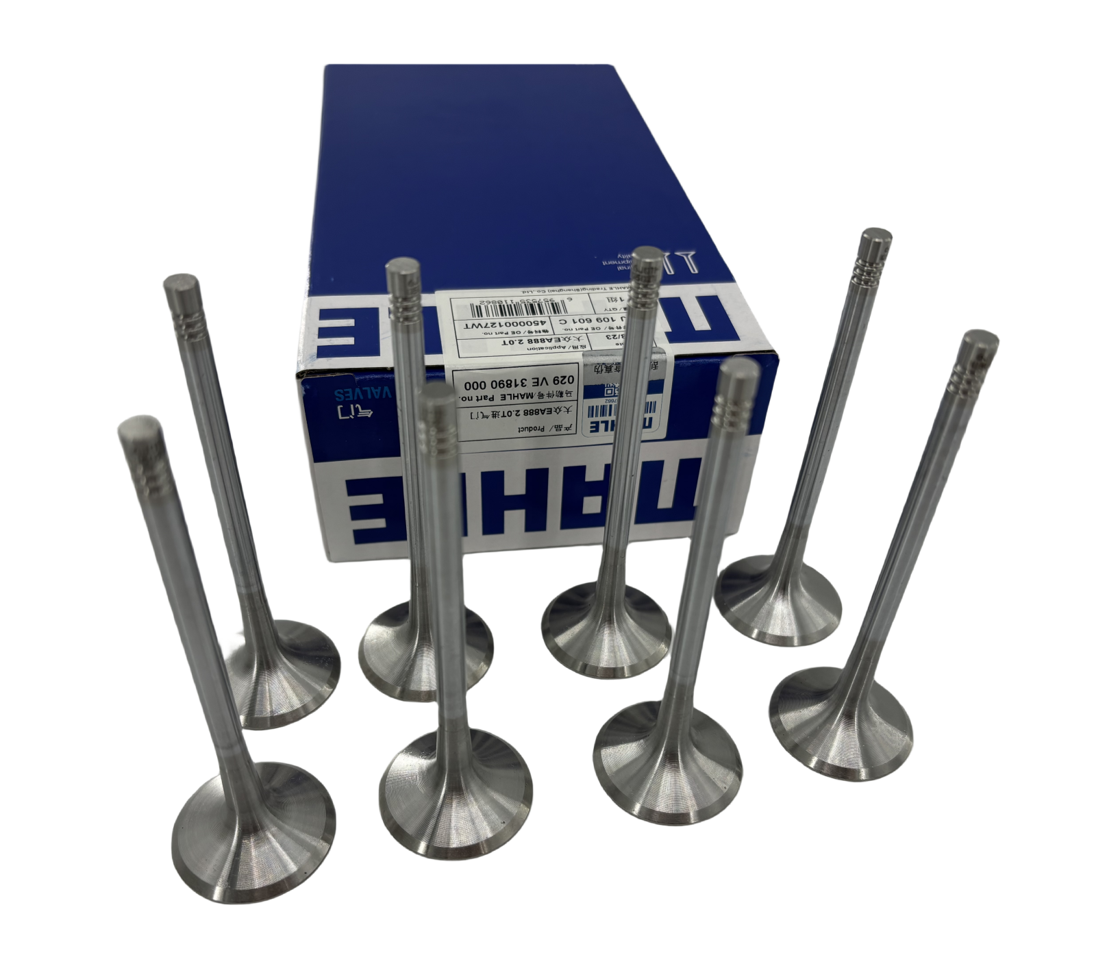 8X 6mm Engine Intake Valves Set For VW Tiguan GTi GLi Audi Q5 A4 2.0T ...