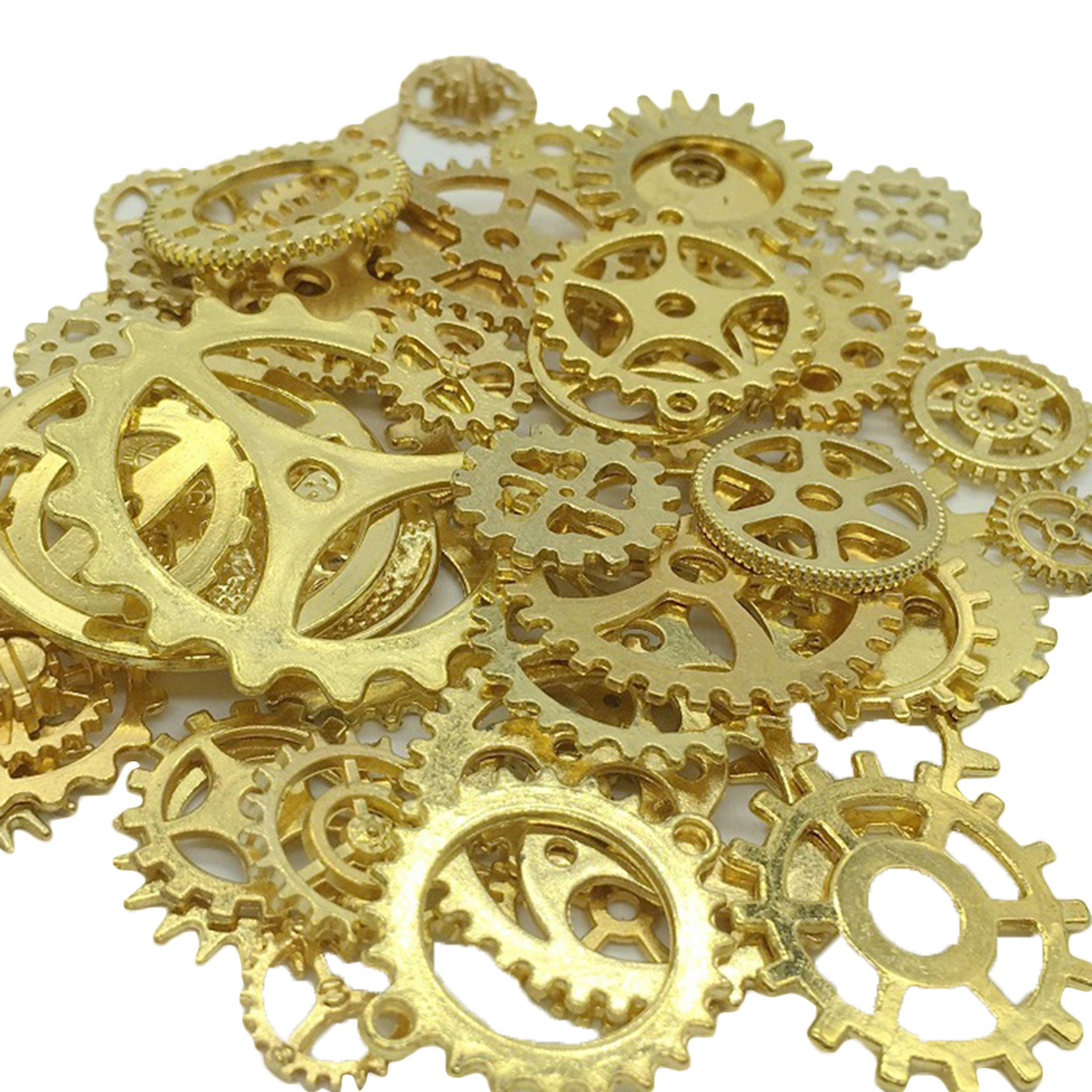 100g Vintage Cogs Jewelry Making DIY Alloy Steampunk Gear Pendant ...