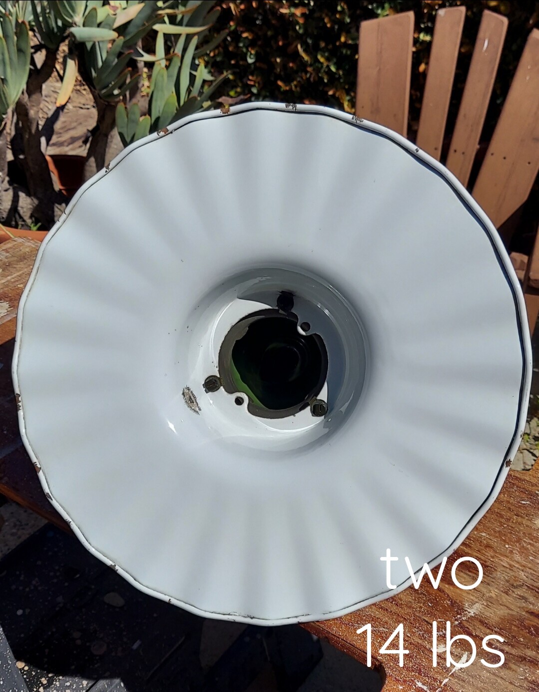 Vintage Radial Wave Street Light Fixture | eBay