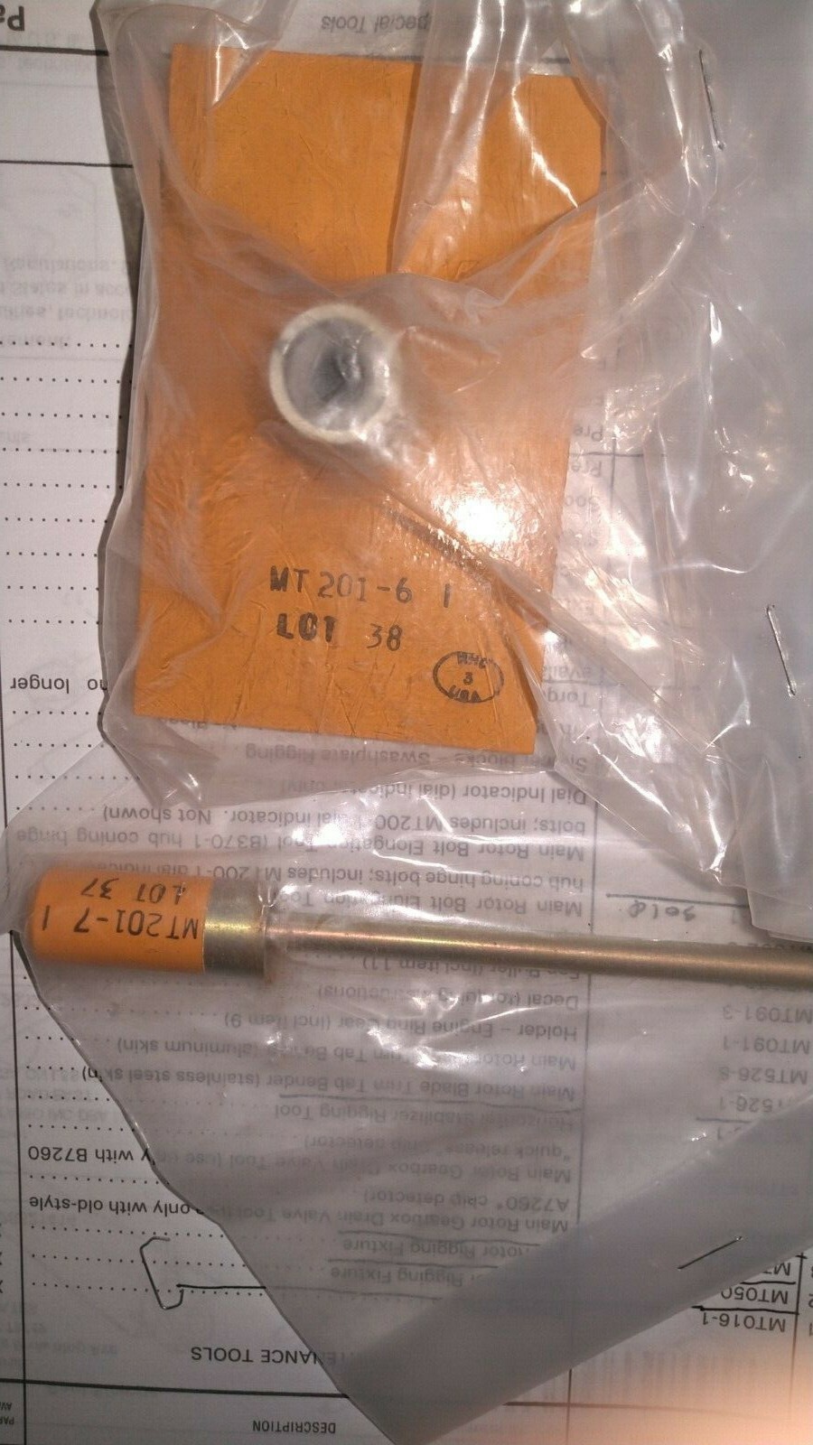 Pressing Fixture tail rotor hub bearing MT201-1 Robinson R22 R44 ...