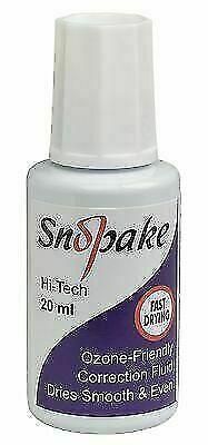 Snopake 13139 20ml Fast Drying Correction Fluid - 10 Bottles for sale ...