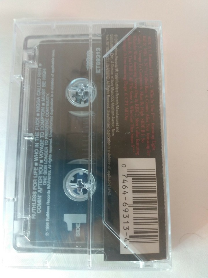 MC Ren Ruthless For Life Cassette Tape 1998 Ruthless ET 69313 brand new ...