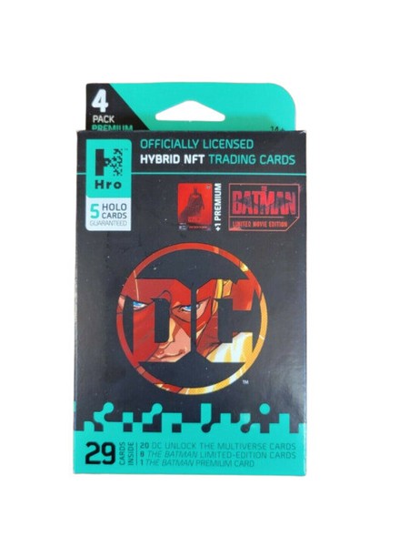 DC's Unlock The Multiverse: 24-Pack Booster Box Hybrid NFT Batman ...