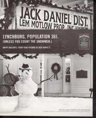 Vintage print ad advertisement Alcohol Jack Daniels Lynchburg ...