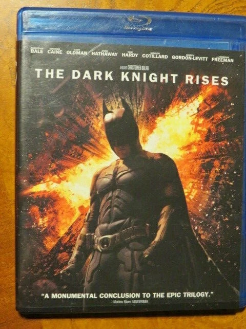 The Dark Knight Trilogy Blu Ray Cover