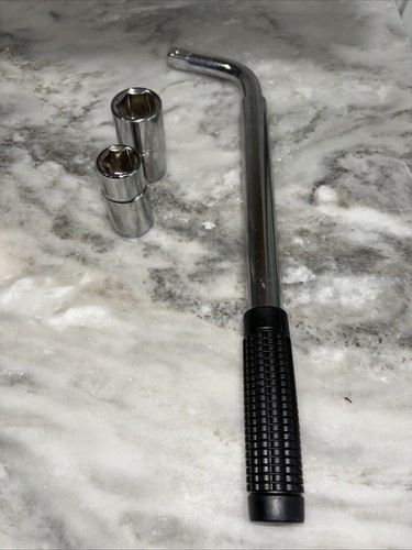 Extendable Lug Wheel Brace Wrench Telescopic 17 19 21 23mm Auto Socket ...