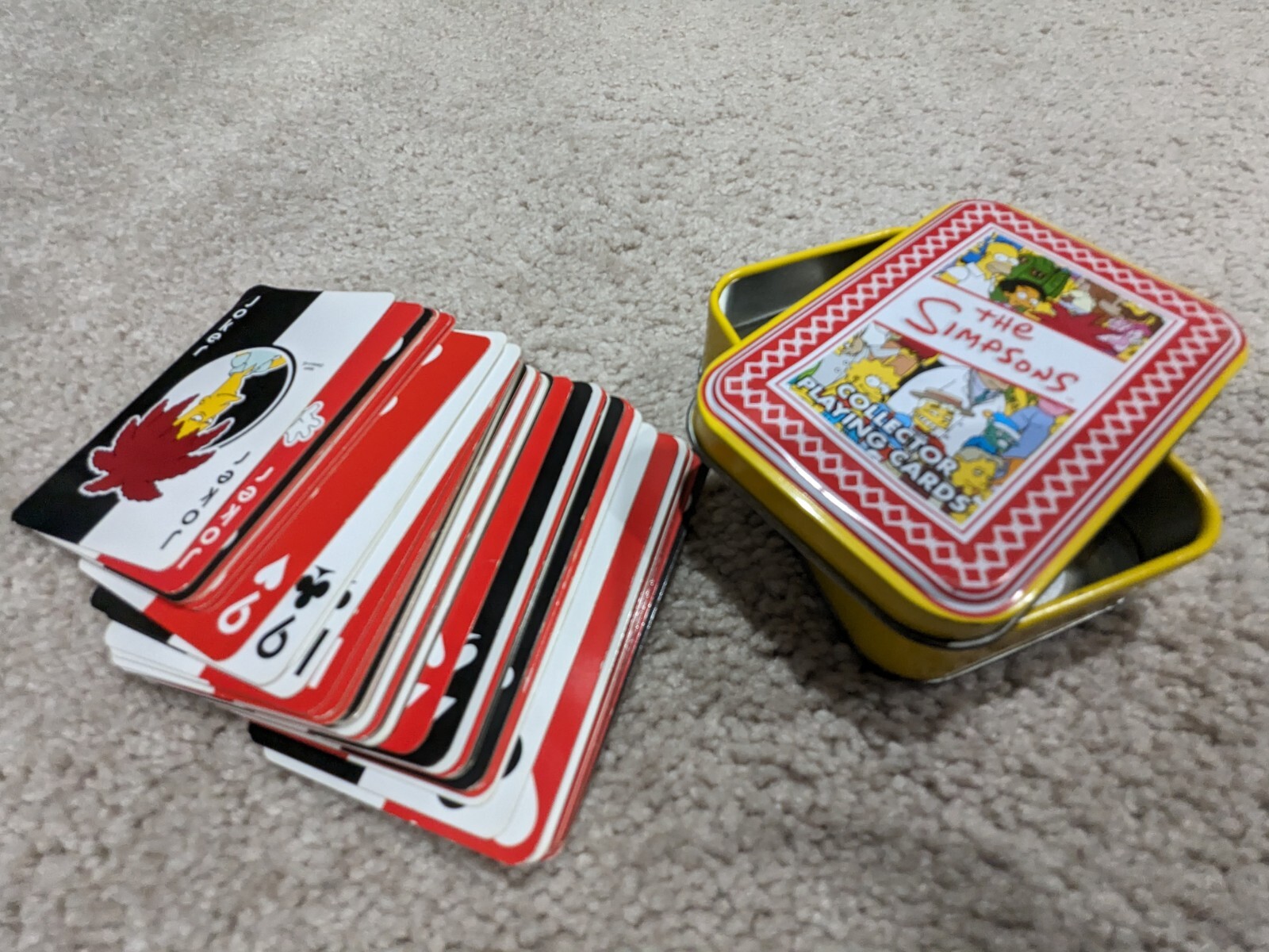 The Simpsons Red Rooster Promotion 2003 Collector Playing Cards | eBay