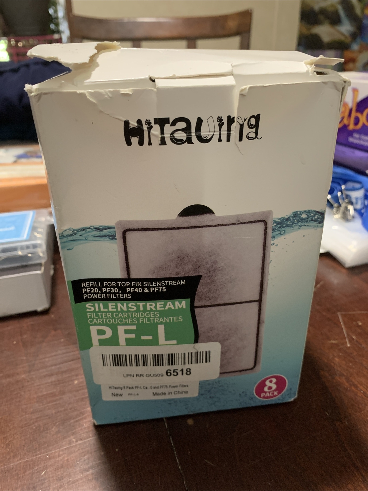 refill for top fin silenstream PF20,PF30,PF40&PF74 power filters 8pack ...