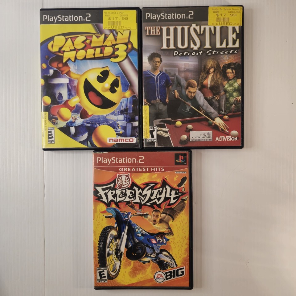 SCRATCH LOT of 7 Different Playstation 2 PS2 Video Games Star Wars, GTA ...