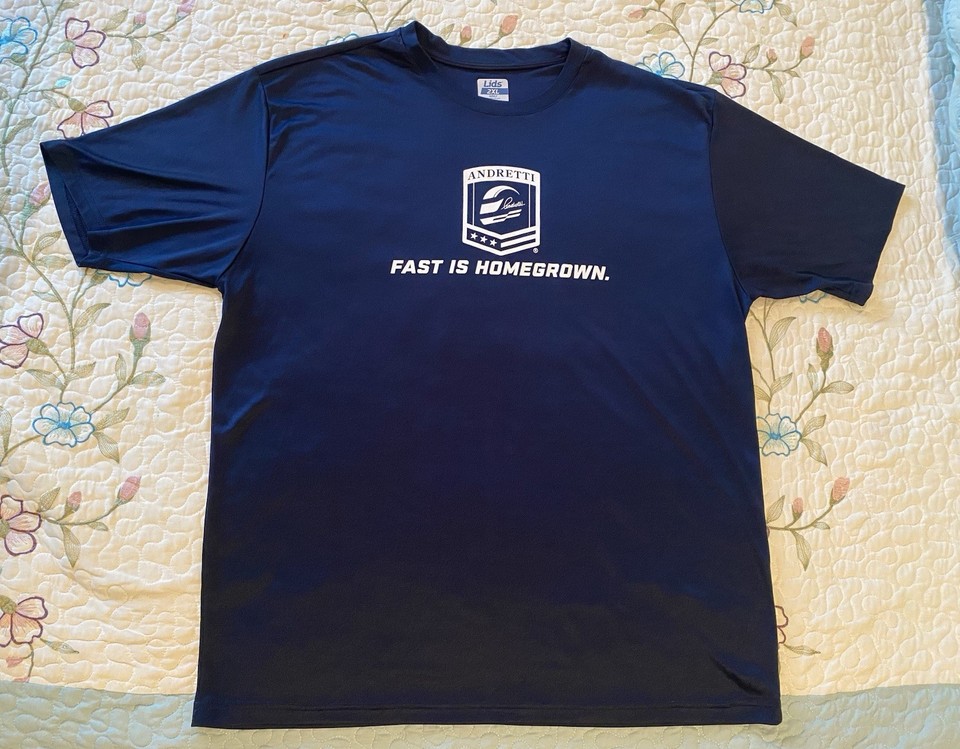 Marco Andretti Dry Fit Blue Race Shirt 2XL Indianapolis 500 | eBay