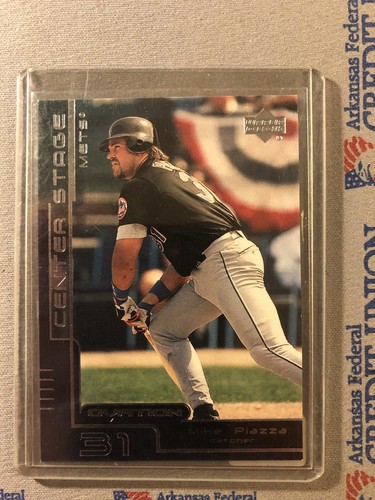 2000 UPPER DECK OVATION CENTER STAGE SILVER MIKE PIAZZA #CS4 Mets NM++ ...