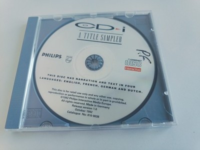 CD-I A Title Sampler Disc Philips CDI Cd-i Gaming Original RegionFree ...