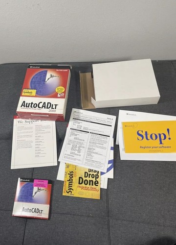AUTOCAD AutocadLT 2000 CDs With Box INCOMPLETE | eBay