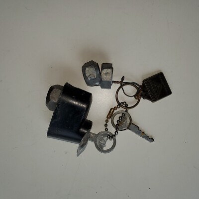 Vintage Spare Tire Lock Ford Accessory Original Ford Keys & nut Lug ...