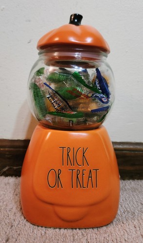 Rae Dunn Sold Out Trick Or Treat Halloween Orange Gumball Machine | eBay