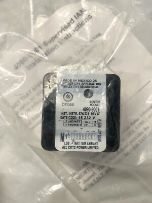 Simplex 4090-9001 Fire Alarm Monitor Module- New- Factory Sealed- Lot ...