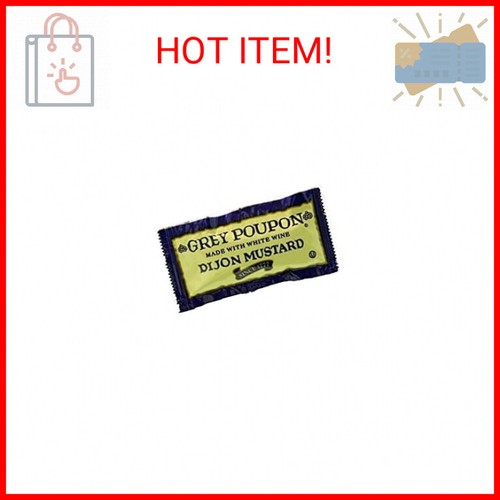 Grey Poupon Dijon Mustard Packets - .25 oz. (Pack of 50) 54400011319| eBay