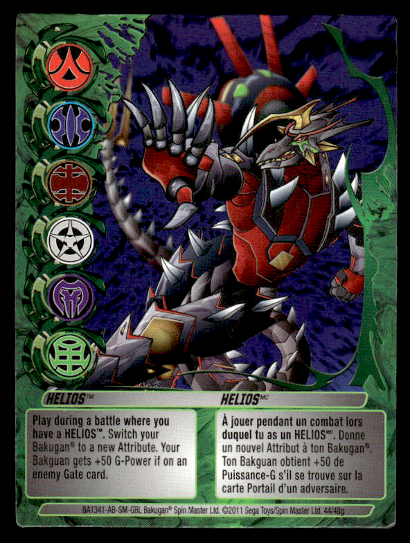 Bakugan Dimensions Infinity Helios Set Bakugan Battle Pack, Spin