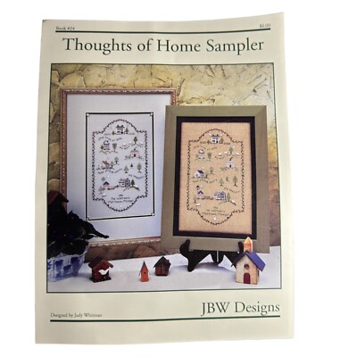 Thoughts of Home Sampler #24 Counted Cross Stitch Chart JBW Designs ...