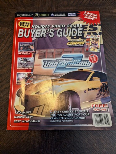 GamePro Best Buy Holiday Video Games Buyer's Guide 2004 Magazine PS2 ...