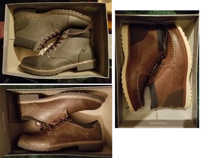 Mens FALLS CREEK Boots/Shoes SUPERHERO, STOKE, OLIVER 8.5, 9.5, 10, 10. ...