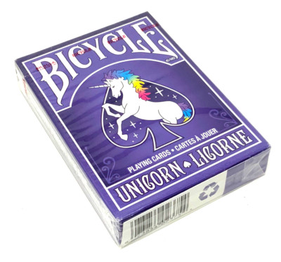 Unicorn Bicycle Playing Cards Poker Size Deck USPCC Custom Limited ...