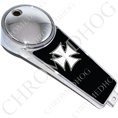 Epoxy Top - Gas Tank Dash Insert 87-07 Harley Touring - White Iron ...