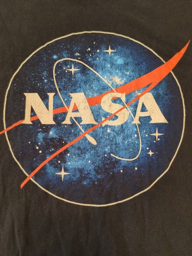 Nasa Logo Silk Screen Men's T Shirt XL Faded Worn | eBay