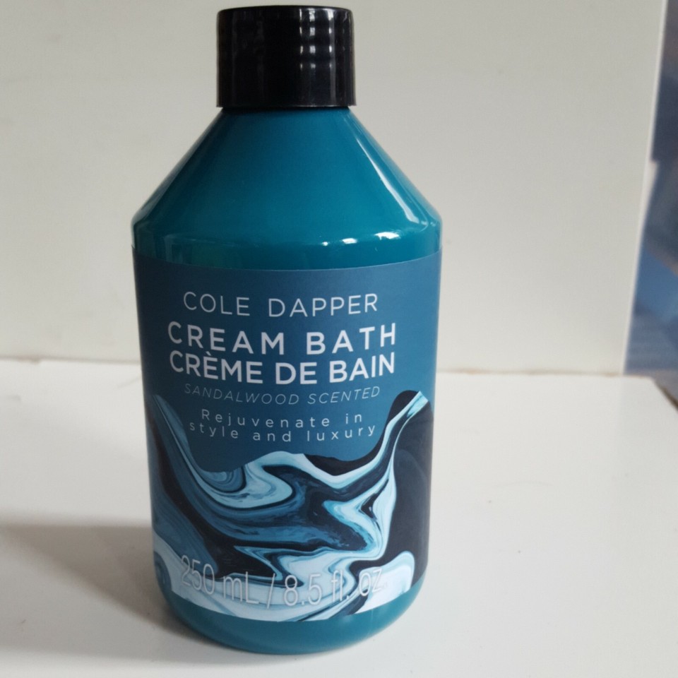 Cole Dapper Men's Cream Soap Bath Sandalwood Scented 8.5 Oz | eBay