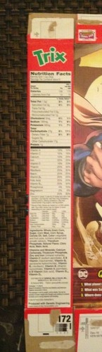 2018 Amanda Conner General Mills Limited Edition Trix Cereal Box Empty ...