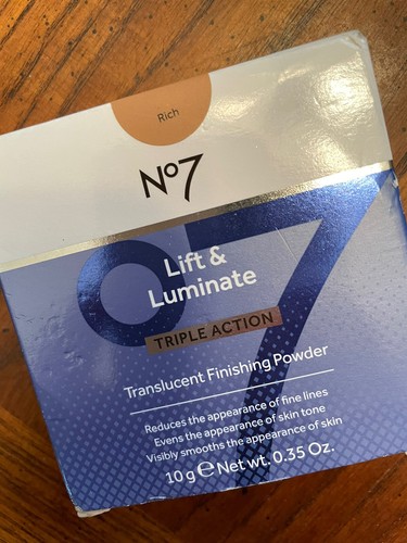New! No7 LIFT & LUMINATE Triple Action Translucent Finishing Powder ...