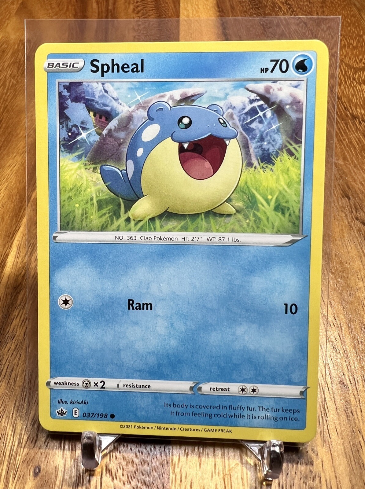 Spheal 037/198 Non Holo Common Chilling Reign Pokemon Card NM | eBay